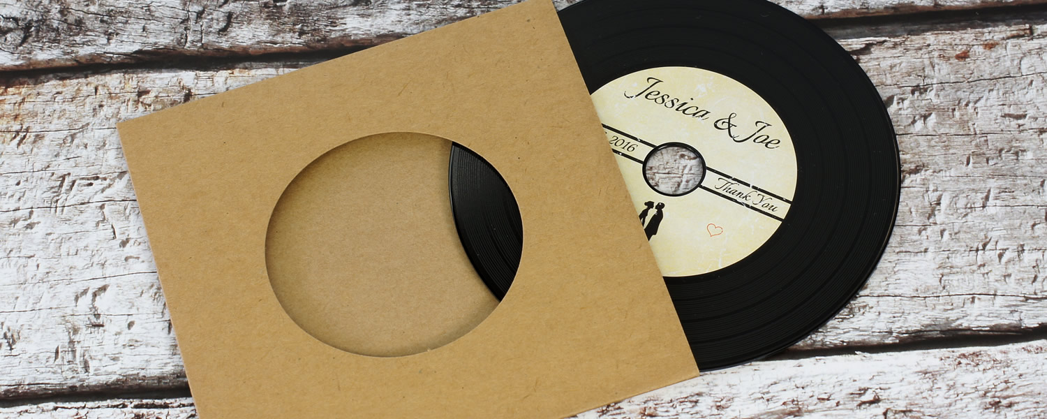 Wedding invitation CDs and wedding favour CDs